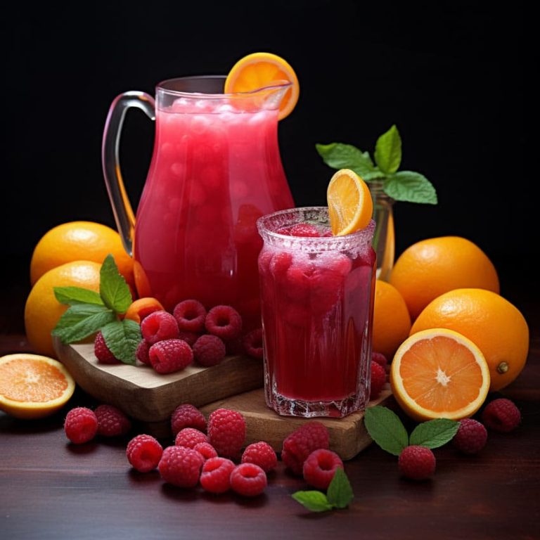 Smoothie Refrescante De Frambuesa y Naranja: Una Explosión De Sabor y ...