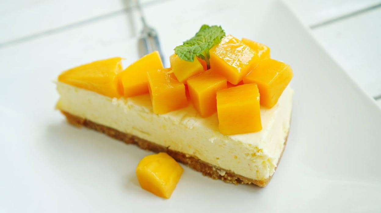 Tarta De Queso y Mango Sin Horno: Delicia Refrescante Para Cualquier ...
